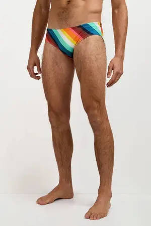 Mr Turk Bondi Stripe Swim Brief