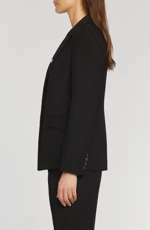 Elie Tahari The Sylvie One-button Blazer