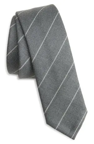 Thom Browne Classic Pinstripe Wool Tie