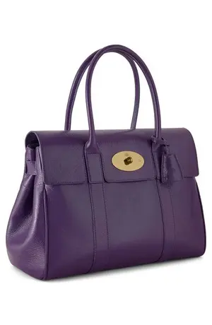 Mulberry Bayswater High Shine Leather Satchel