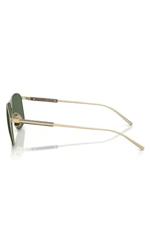 Brunello Cucinelli Bc2017st 56mm Polarized Rectangle Sunglasses