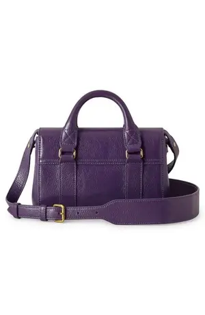 Mulberry Mini Bayswater High Shine Leather Handbag