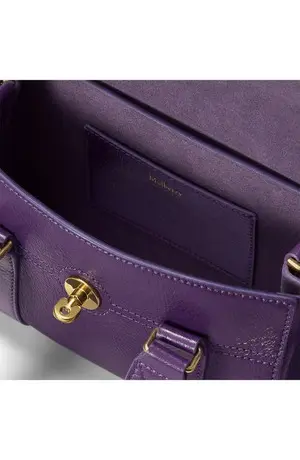 Mulberry Mini Bayswater High Shine Leather Handbag