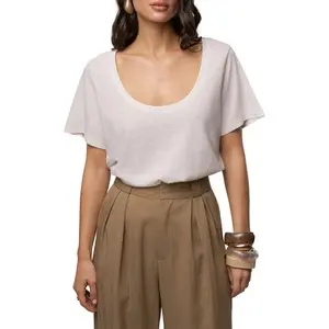 JLUXLABEL At Ease Scoop Neck T-shirt