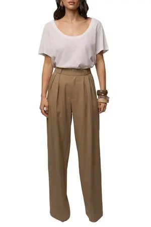 JLUXLABEL At Ease Scoop Neck T-shirt