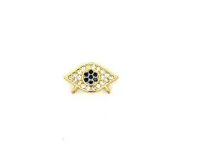GEMINI JEWELRY Mini Evil Eye Connector Charm