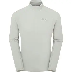 RAB Sonic Long-sleeve Zip Shirt - Light Zinc