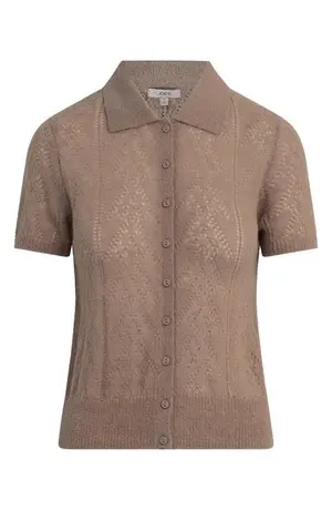 Joe's Jeans Short Sleeve Open Stitch Cardigan