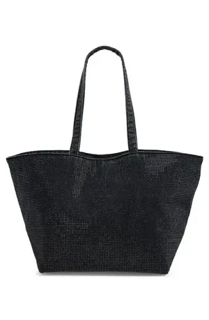 Alexander Wang Punch Hotfix Denim Tote - Grey Aged