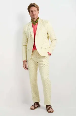 Mr Turk Thurston Crossroads Jacquard Blazer