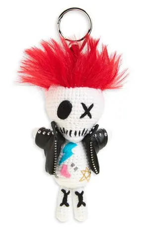 Alexander McQueen The Doll Punk Crochet Bag Charm - Mix Color