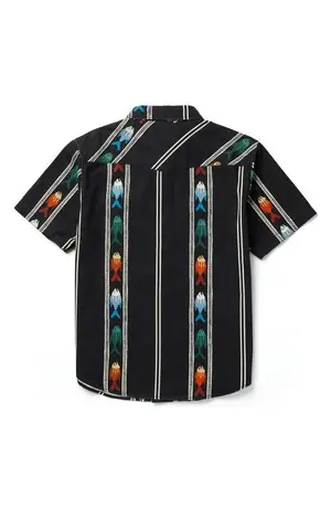 SEAGER CO Amarillo Short Sleeve Cotton Twill Button-up Shirt
