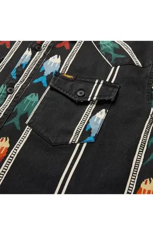 SEAGER CO Amarillo Short Sleeve Cotton Twill Button-up Shirt