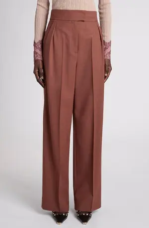 Valentino Garavani Functional Suiting Wool Trousers