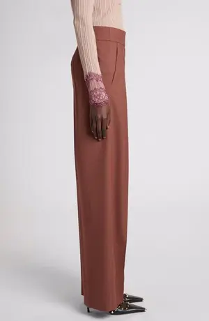 Valentino Garavani Functional Suiting Wool Trousers