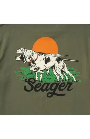 SEAGER CO Pointer Cotton Graphic T-shirt
