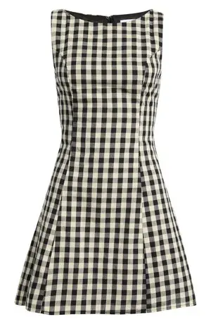 PETAL & PUP Circe Gingham Minidress