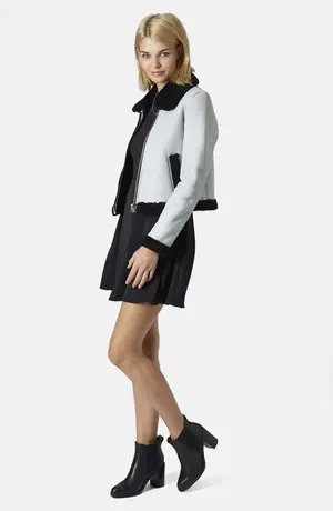 Topshop Sleeveless Seam Detail Flippy Dress