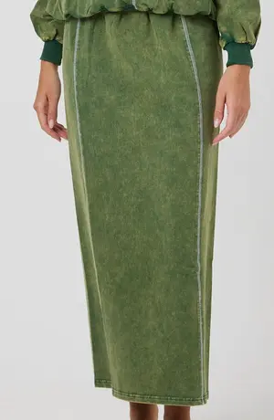 BY TESS COLLECTION Ari Skirt - Green