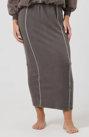 BY TESS COLLECTION Ari Skirt Grey
