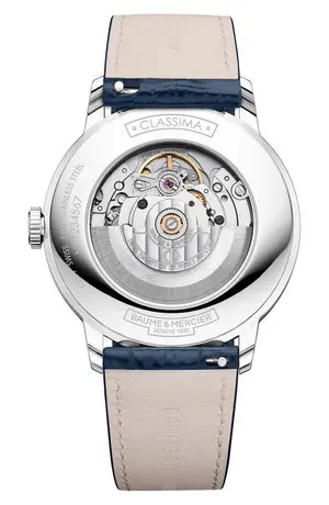 Baume & Mercier Classima Automatic Leather Strap Watch
