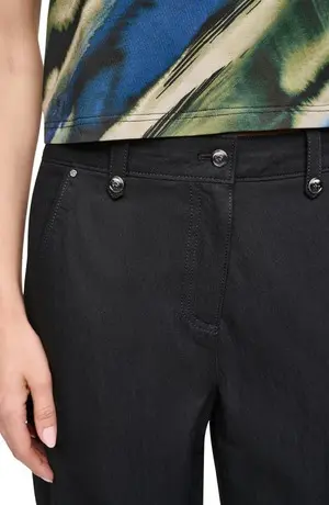 Dkny Barrel Leg Sanded Twill Pants