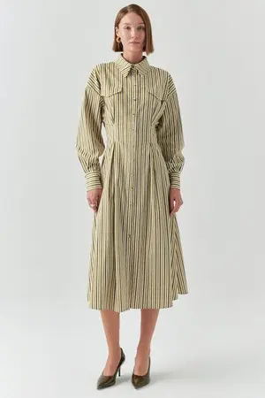 EXQUISE Flora Midi Dress