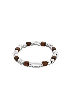 UNODE50 Elastic Bracelet With Beads Plated