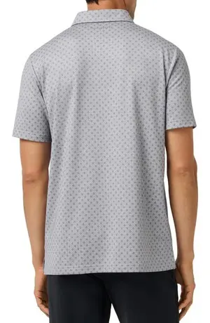 Travis Mathew Final Drive Geo Polo - Heather Grey