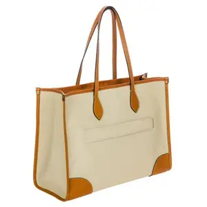 Bric'S Firenze Opera Tote Bag W/ Laptop Sleeves - Cream