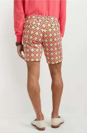 Mr Turk Lawrence Printed Herringbone Short