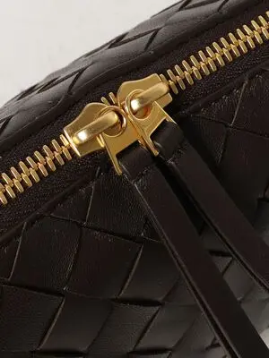 Bottega Veneta Concert Mini Crossbody Bag In Intrecciato Leather With Knots