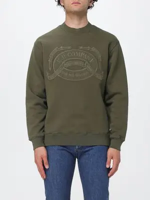C.P. COMPANY Crew Neck Sweater - Green