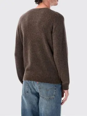 ROBERTO COLLINA Pure Wool Crewneck Jumper - Ebony
