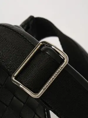 Bottega Veneta Intrecciato Lambskin Shoulder Belt Bag - Black