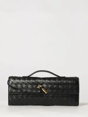 Bottega Veneta Woven Leather Clutch - Black