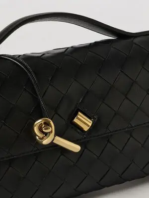 Bottega Veneta Woven Leather Clutch - Black