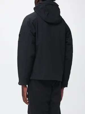 C.P. COMPANY Short Quilted Technical Fabric Parka With Removable Hood