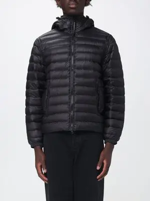 C.P. COMPANY Quilted Hooded Jacket - Black