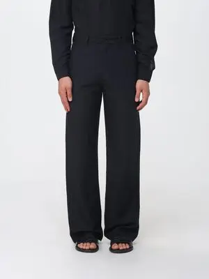 DIESEL® Tailored Wide Leg Trousers - Black
