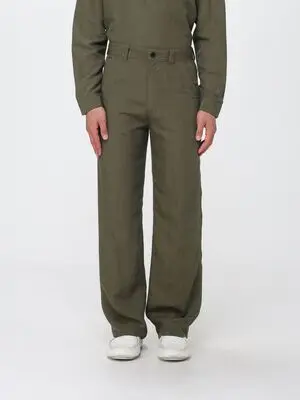 DIESEL® Tailored Wide Leg Trousers - Military