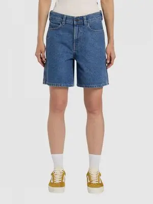 Dickies Five-pocket Shorts With Mid-rise Waist - Denim
