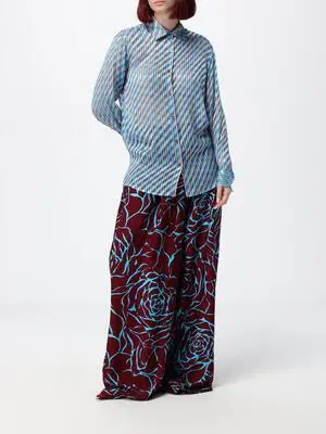 Dries Van Noten Striped Shirt - Gnawed Blue