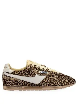 AUTRY Leopard Print Cavallo Windspin Low Sneakers