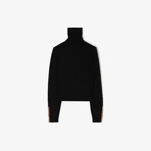 Burberry Wool Rollneck Sweater - Black