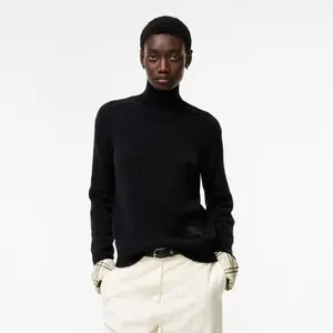 Burberry Cashmere Turtleneck Sweater - Black