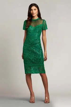 Tadashi Shoji Sheer Cocktail Dresses