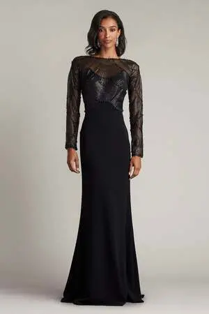 Tadashi Shoji Paneled Evening Dresses