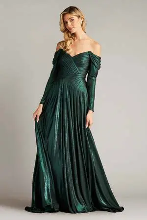 Tadashi Shoji Pleated Evening Dresses