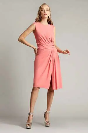 Draped Crepe Cocktail Dresses
